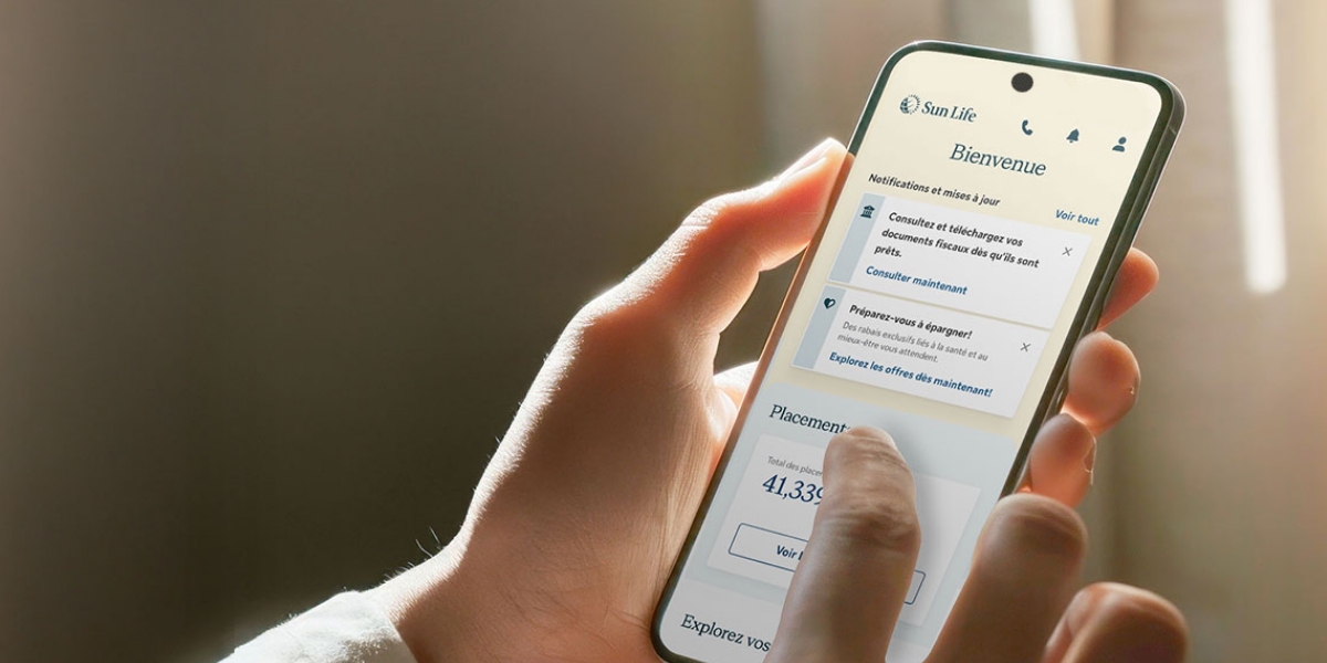 Nouvelle expérience mobile | Sun Life Canada