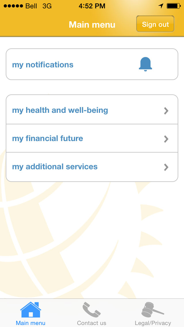 my Sun Life Mobile App Demo